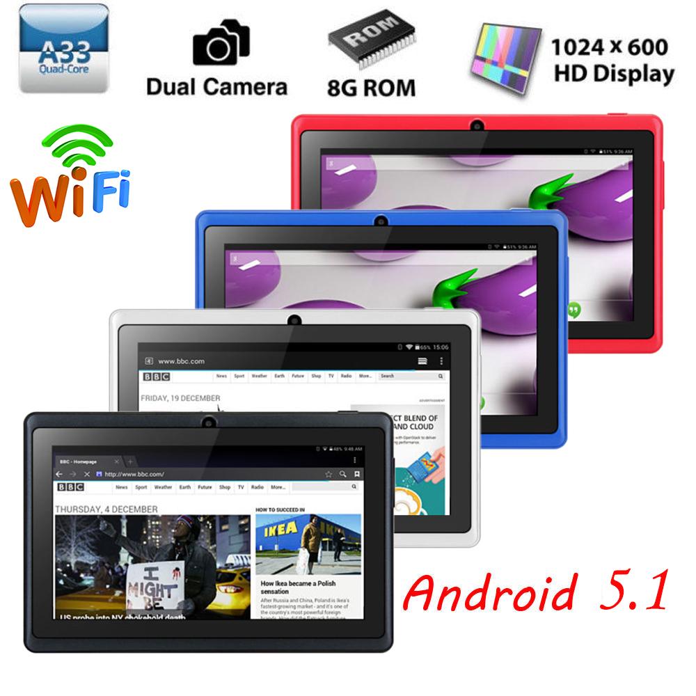 Buy 7 Inch Bluetooth A33 Quad Core LCD 1G+8G WiFi Tablet PC 3D Game ...