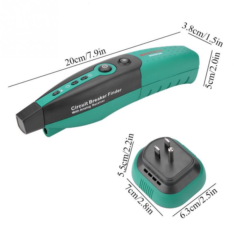 MS5902 Automatic Circuit Breaker Fuse Finder US/EU Plug Socket Tester ...