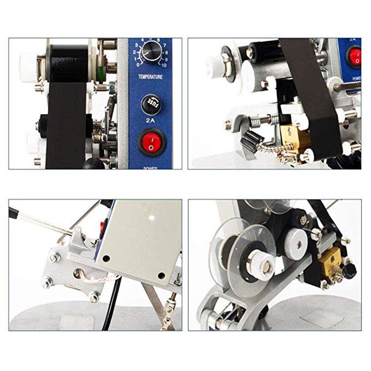 Buy Semi-Automatic Ribbon Coding Manual Hot Stamp Printer 110V Date ...