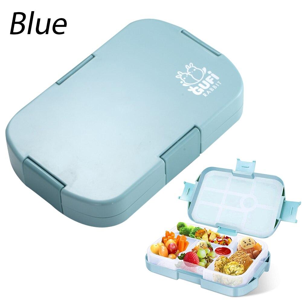 Buy Lunch Box 6 Compartments Food Storage Container Children Kids ...