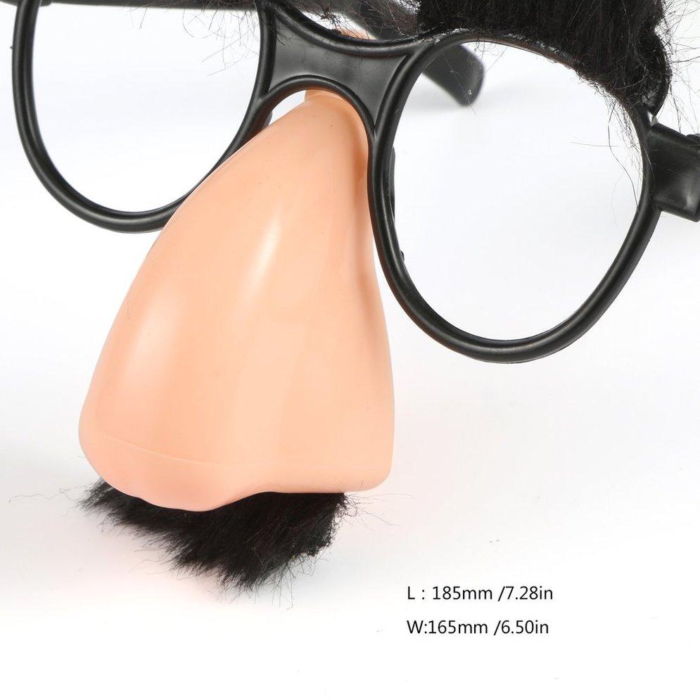 Buy CHRRACING Autoparts Hot1Pcs Fake Nose Eyebrow Mustache Clown Fancy ...