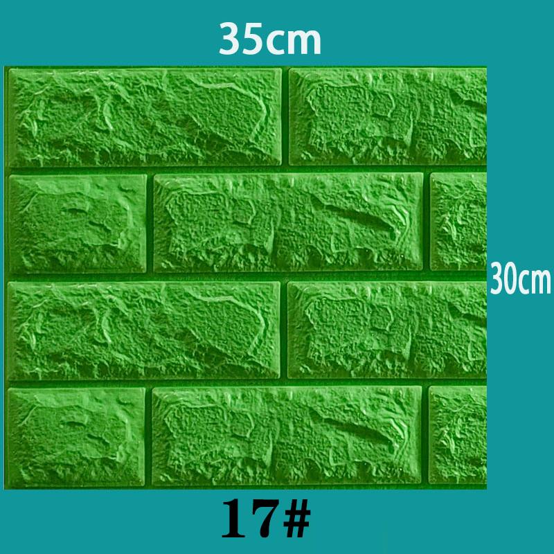 Buy 19Colors Backdrop Decor 3D Wall Stickers Waterproof Self-adhesive ...