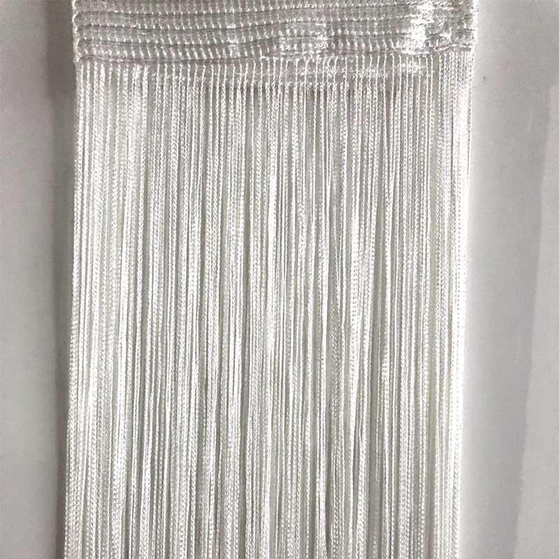 Buy String Curtain Panels Single Slot Top Rod High quality Door Fly ...