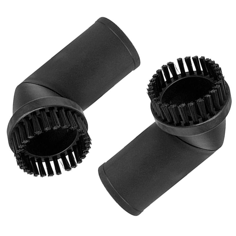 2pcs Black Vacuum Cleaner Attachment Round Dust Brush Bristle Brush ...