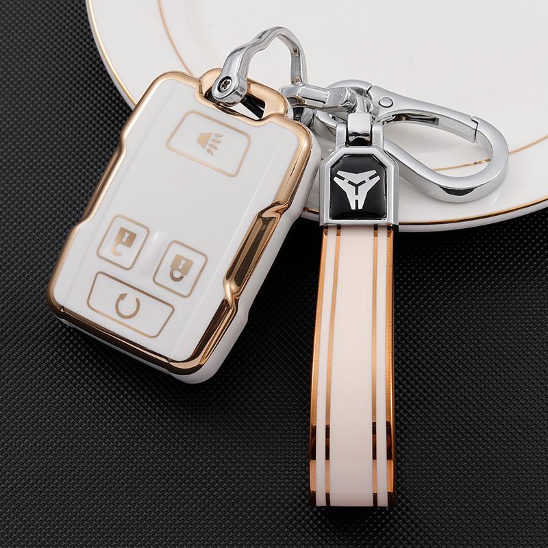 Buy 4 Button TPU Key Case Full Cover For Car Chevrolet SUBURBAN Saboban ...