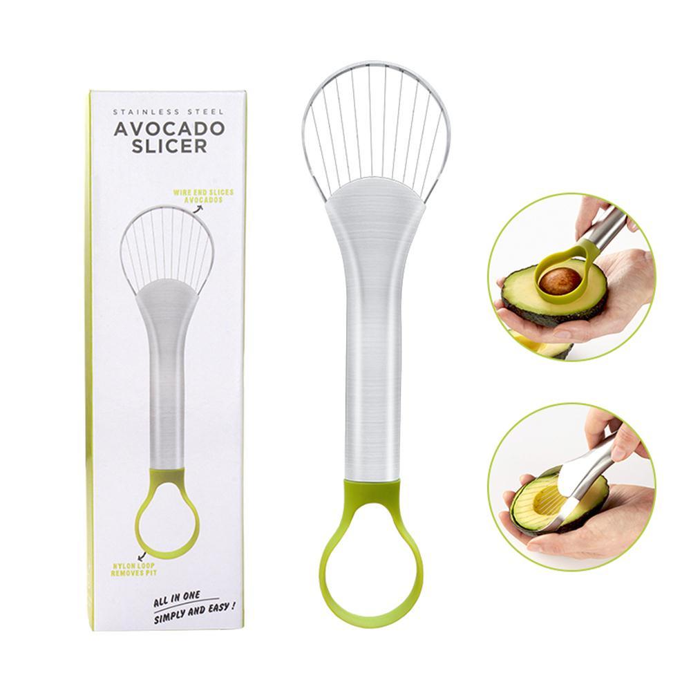 Cheap Multifunctional 2 in 1 Avocado Cutter Slicer Peeler Scoop Slices ...