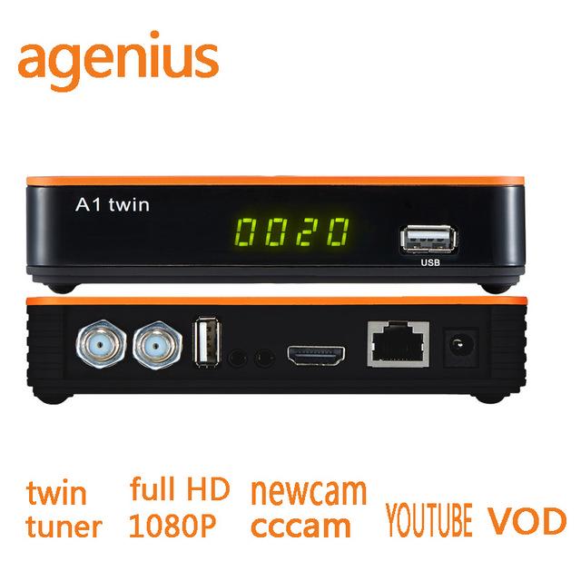 Buy Agenius A1 Twin Latin Digital Satellite Tv Receiver Box IKS ...