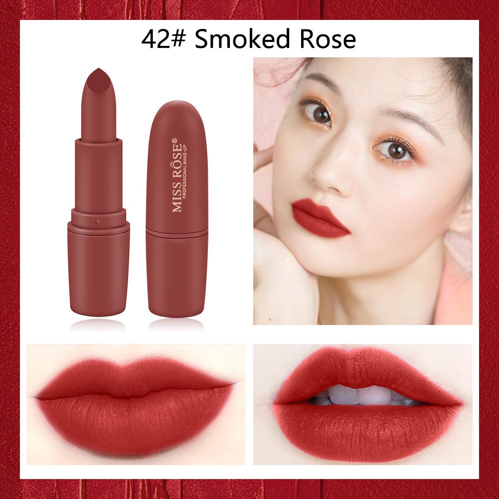 MISS ROSE Lipstick Sexy Lip Color Cosmetics Waterproof Long Lasting ...