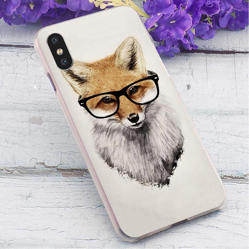 Buy Print Fox Snow Phone Cover for Samsung Galaxy Note 9 Redmi Xiaomi ...