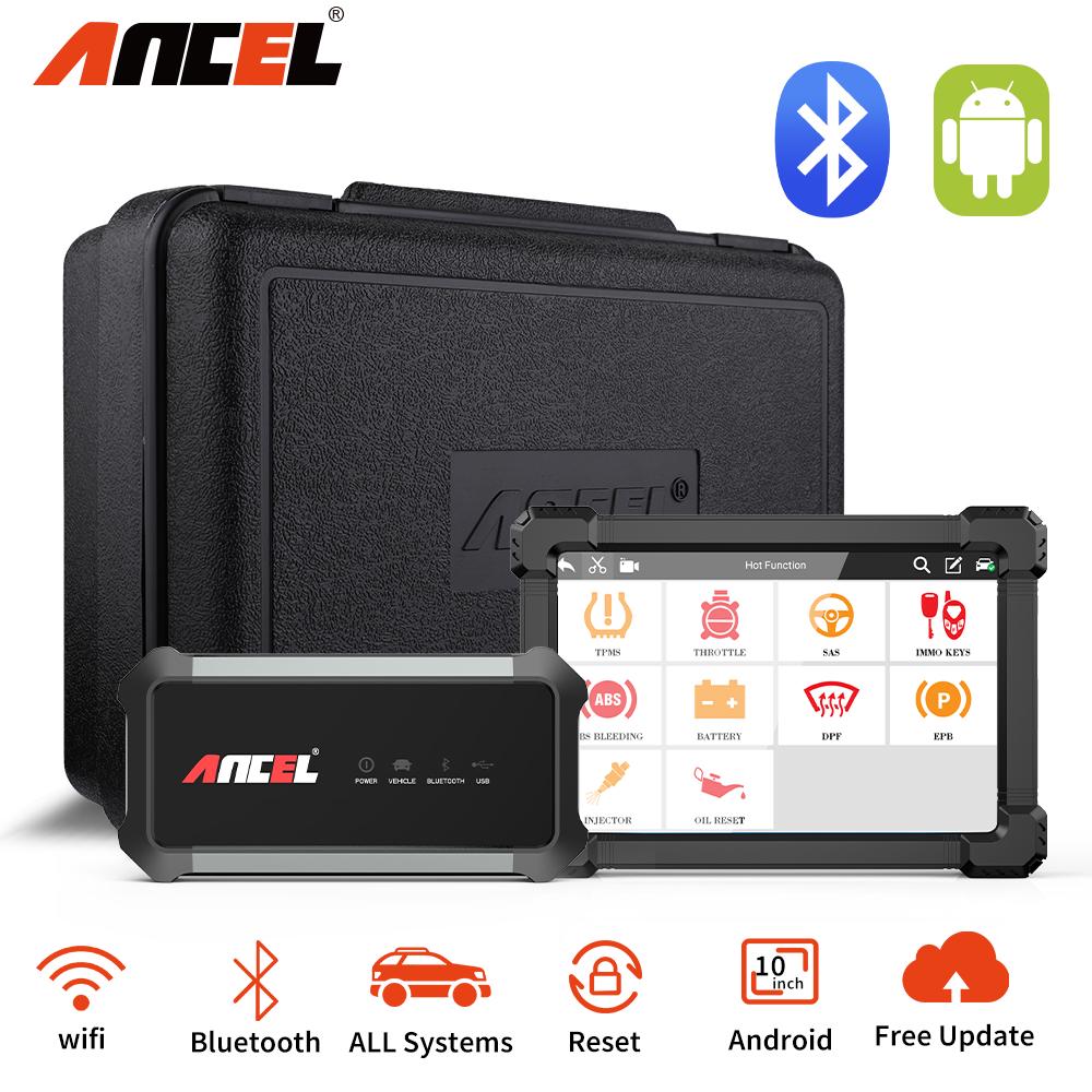 Buy Ancel X7 OBD2 Bluetooth Scanner All System Code Reader ABS Airbag ...