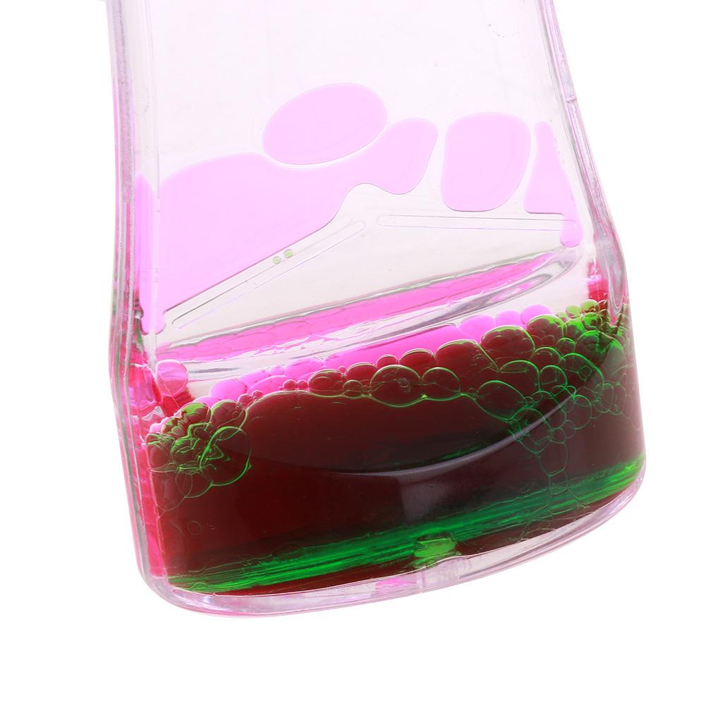 Buy 2 Color Motion Visual Timer Liquid Oil Drop Acrylic Hourglass ...