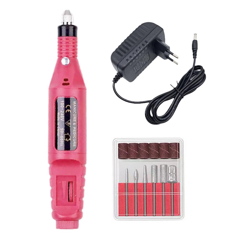 Cheap Manicure Milling Cutter Set Portable Nail Sharpener Machine ...