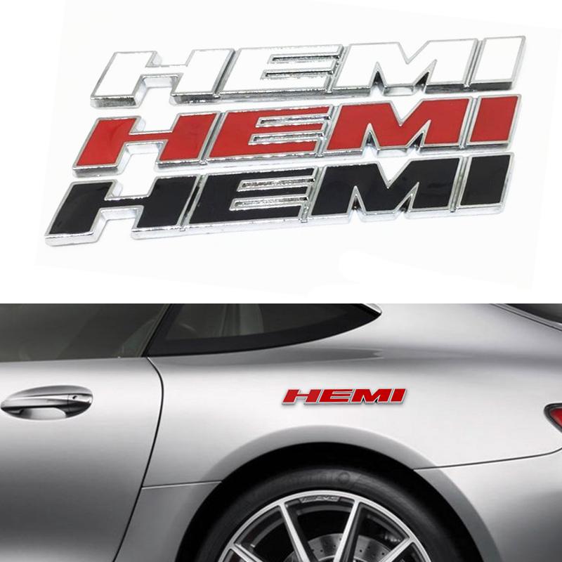 Buy 1pcs 3D Metal HEMI Logo Car Sticker Emblem Badge Auto Decals at ...
