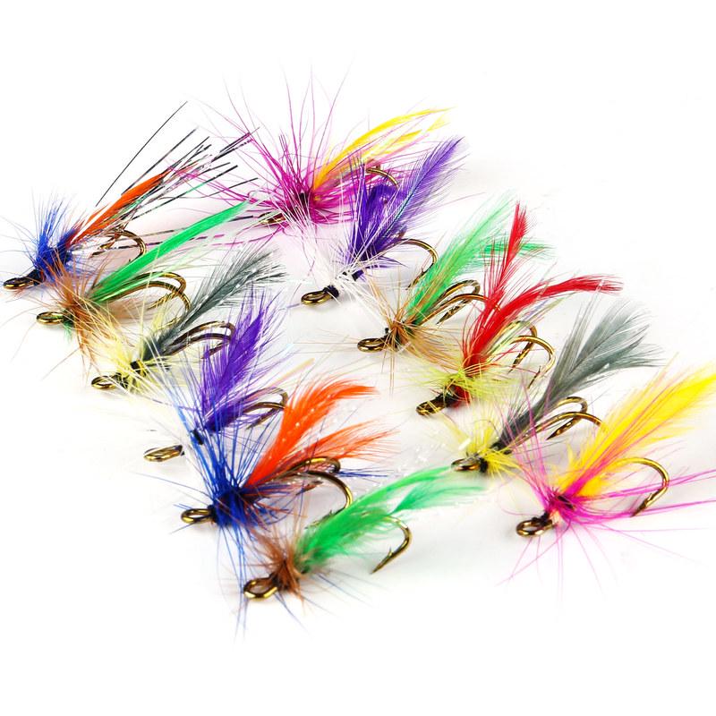 Fly Fishing Flies Kit Fly Assortment Trout Fishing 12 Pcs Fishing Lures ...