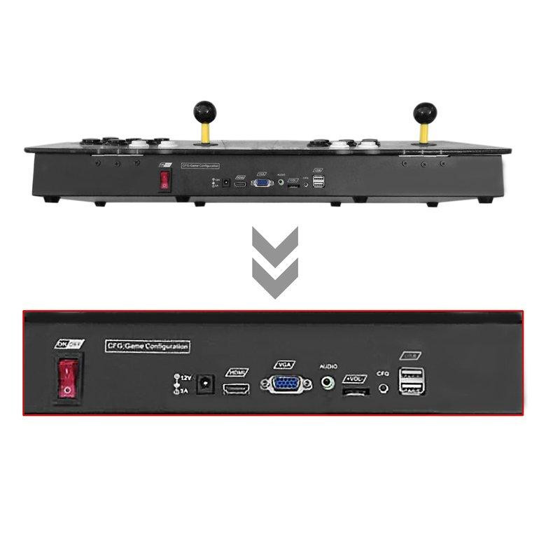 Buy KC 800 Games Home Multiplayer Arcade Game Console Kit Set Double ...