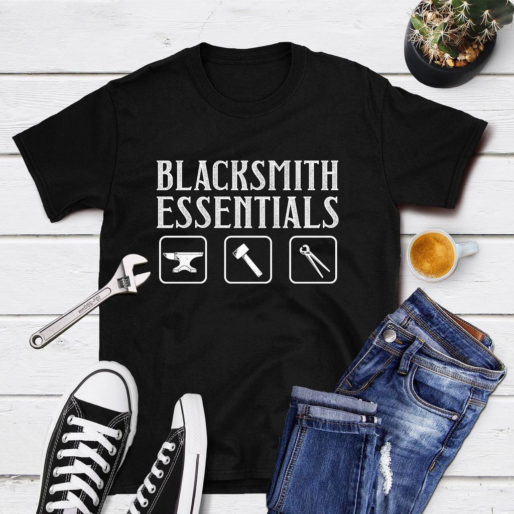 Buy Comfortable Cotton Tops For Adult T Shirt Blacksmith Shirt ...