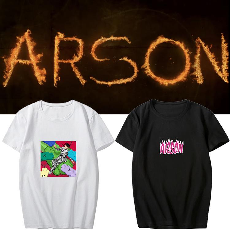 Cheap Harajuku Streetwear Shirts K Pop Kpop J-hope Arson Hip Hop Loose ...