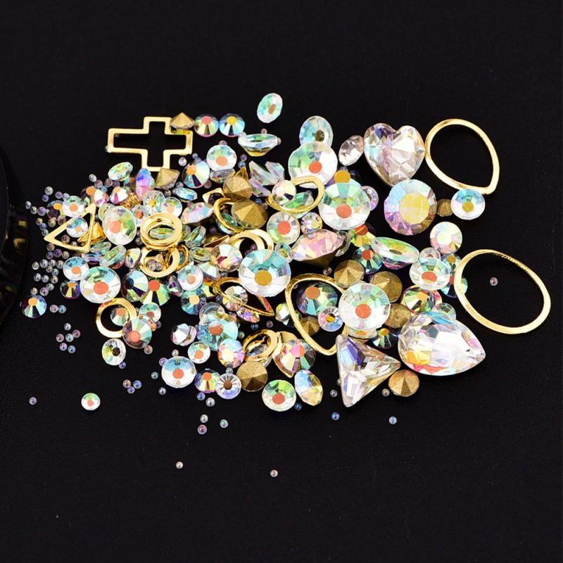 Buy Fantasy Pixie Jewelry Circle Nail Bright Diamond Decoration Nail ...