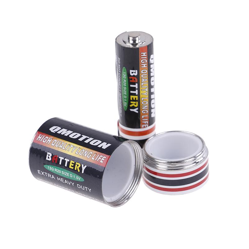 Buy Battery Diversion Safe Jewelry Secret Hidden Pill Case Storage ...