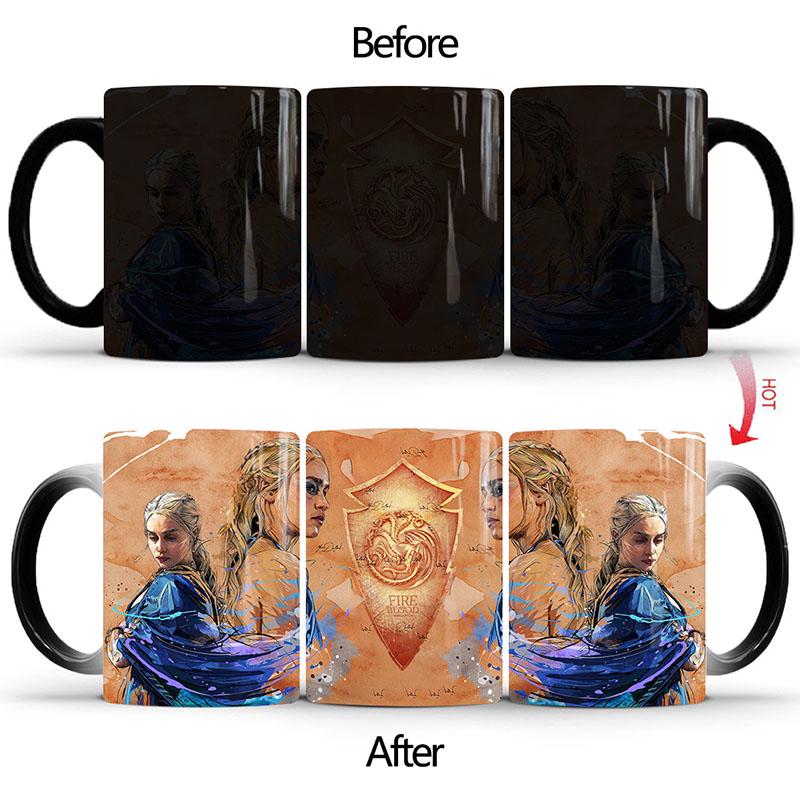 Buy Game of Thrones Coffee Magic Mug Hot Cold Color Changing Mug 350mL ...