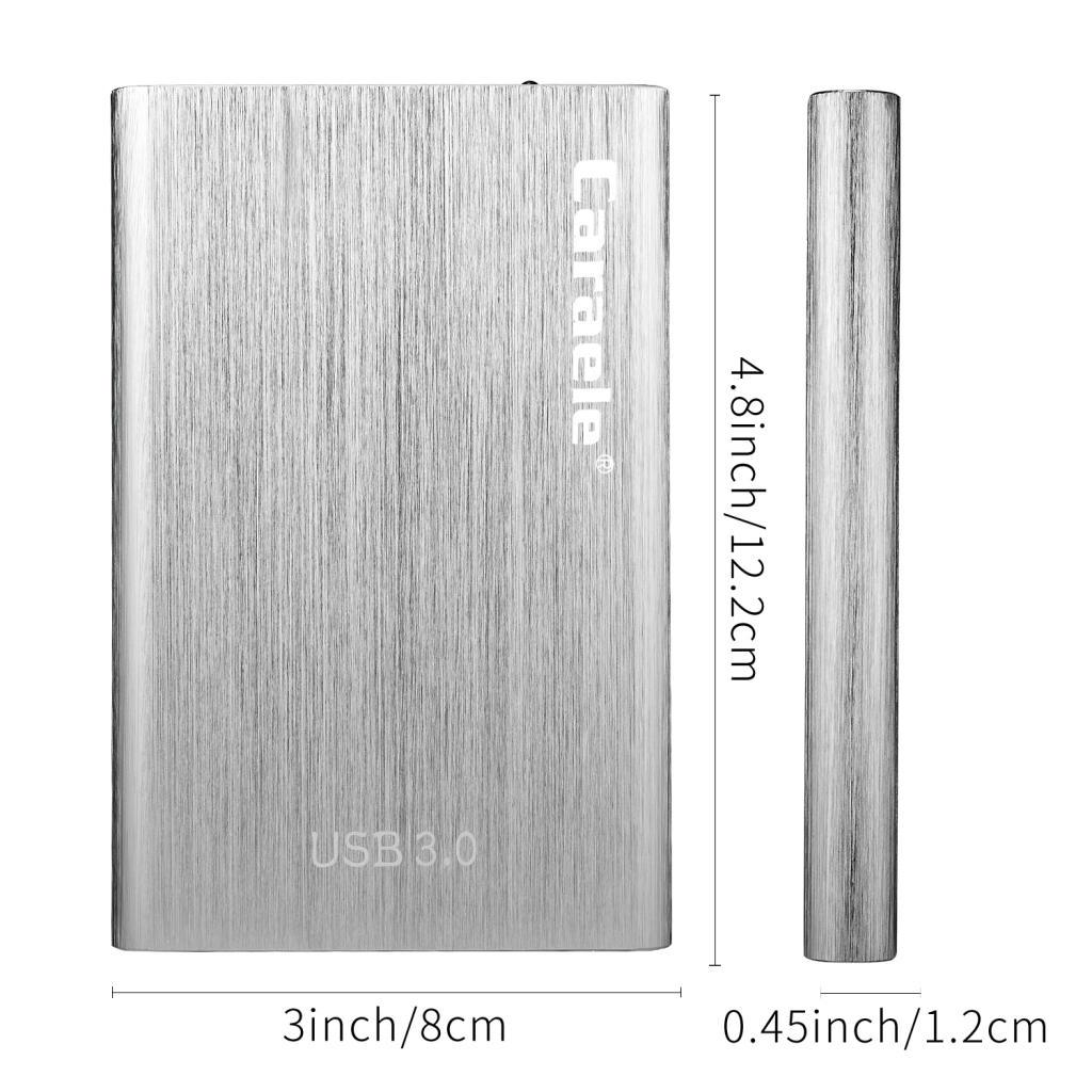 Buy Silver External Hard Drive Disk Storage Devices 2.5 '' USB3.0 SATA ...