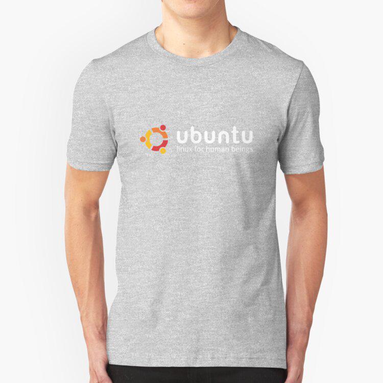 Buy Ubuntu Merchandise Cotton Black Tees Summer Men T Shirts Male ...