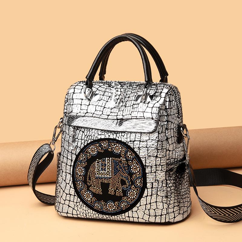 Buy Embroidered Diamond Backpack Broadband High-end Sense Ins Snake ...