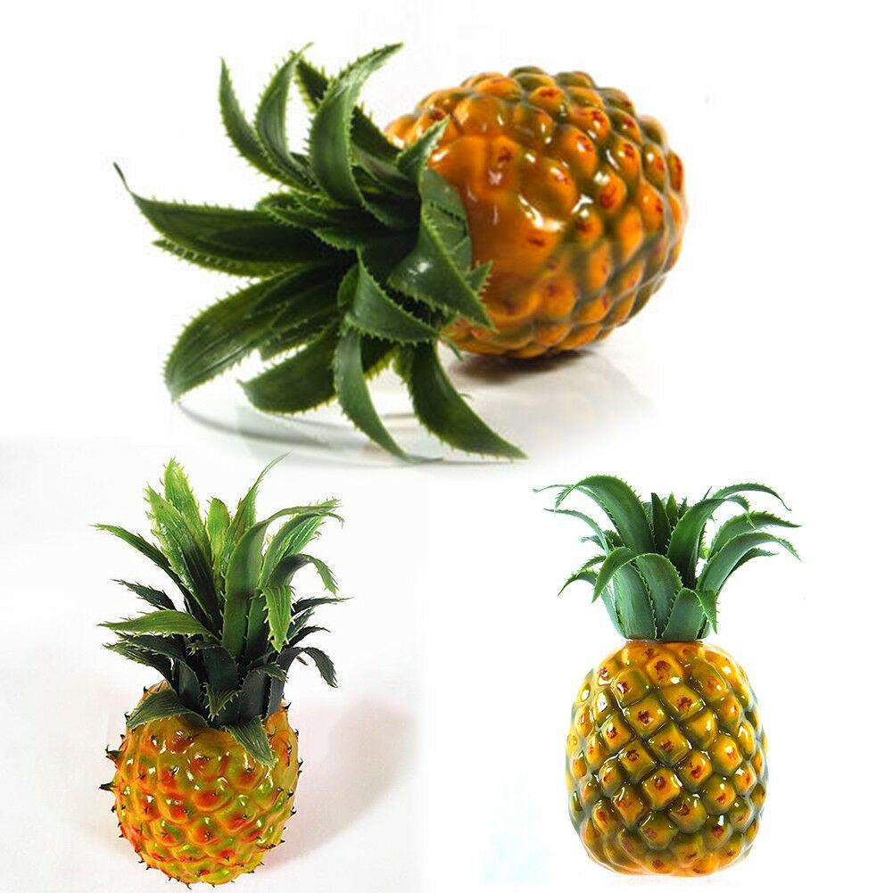 💰Kaufe Künstliche Kunststoff Ananas Fake Obst Schrank Display Home ...