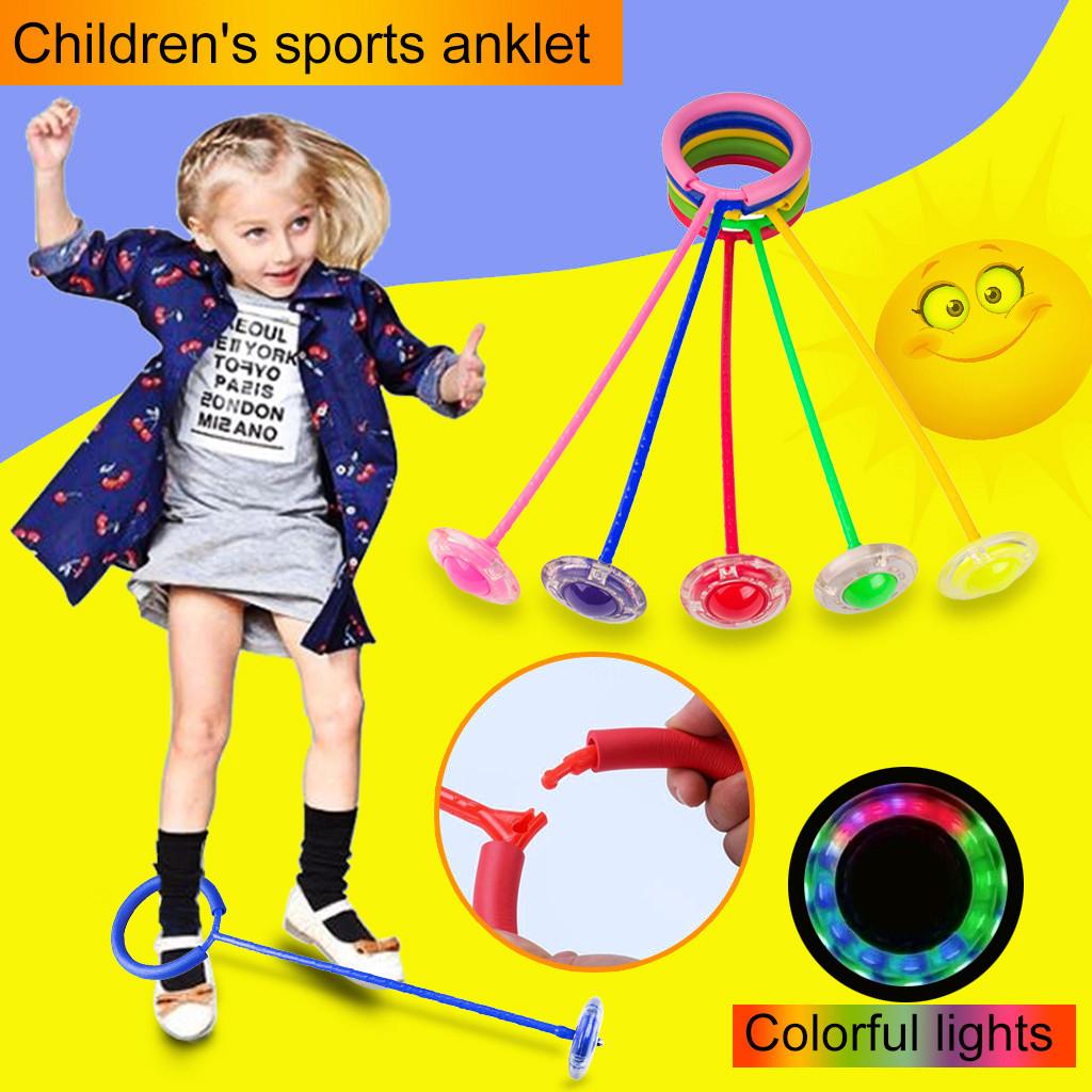 Buy Children Hyun Dance Colorful Flash Jump Ring Glowing Bouncing Funny ...