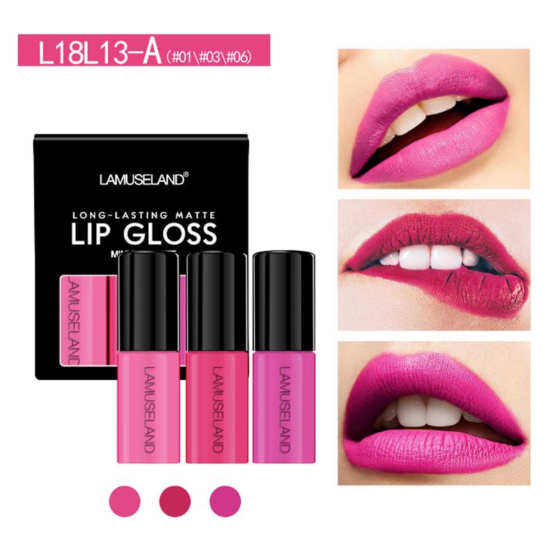 Buy Lips Makeup Women Lip Gloss Ladies Sample Size 12 Colors Liquid ...