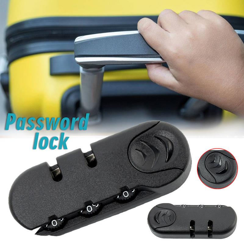 3 Digit Combination Padlock Lock Luggage Suitcase Travel Bag Code Lock ...