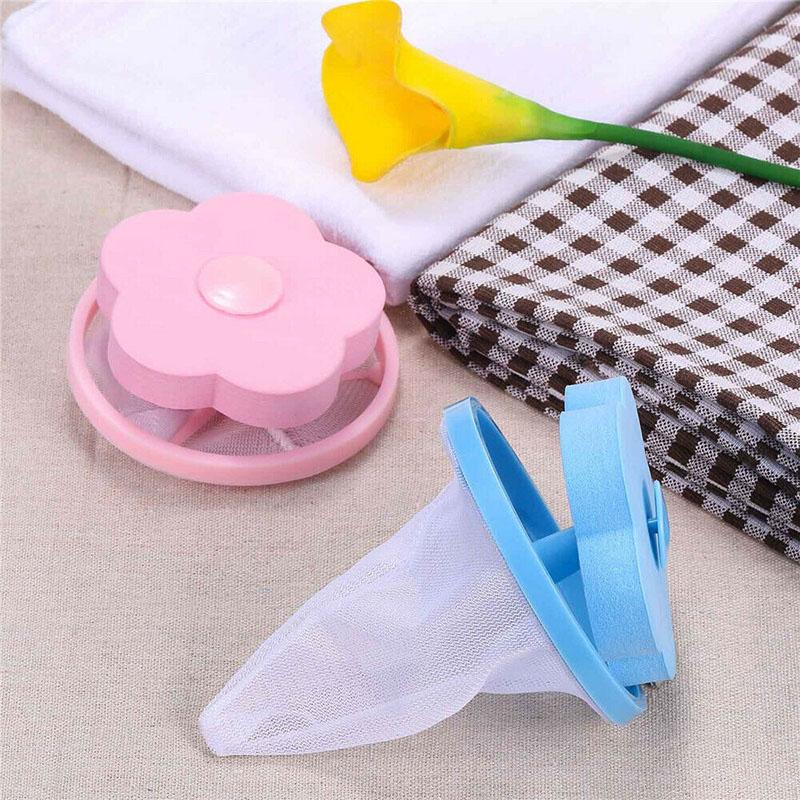 Buy Dagu 4PCS Laundry Filter Bag Floating Lint Hair Catcher Washing ...