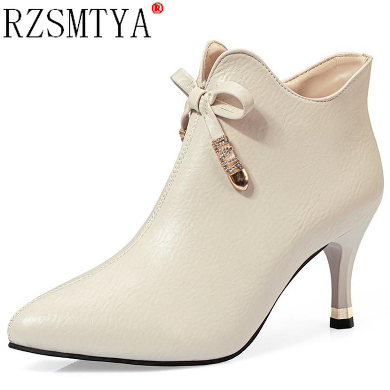 Buy 2023 New Sexy Pointed Boots European and American Stiletto Platform ...