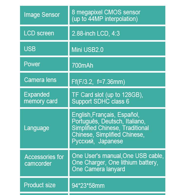 Buy 44 Million Pixel High-definition Digital Camera 2.7K Resolution ...