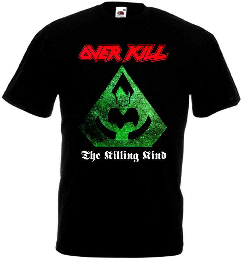 Buy Overkill The Killing Kind V2 T Shirt Black Thrash Communist T Shirt ...