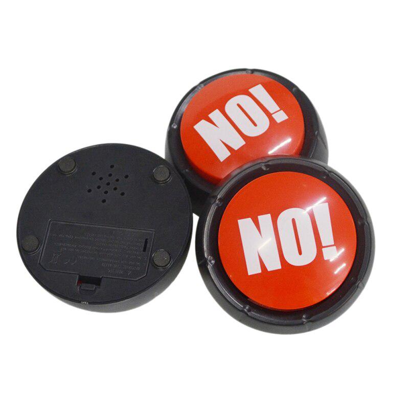 NO NO Squeeze Sound Button Music Box Novelty Gag Toy Baby Kids Event ...