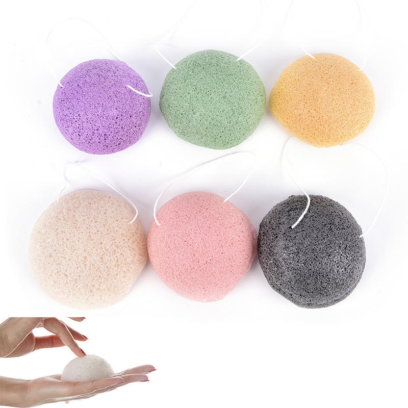 Buy New Natural Konjac Facial Puff Face Cleanse Washing Sponge ...