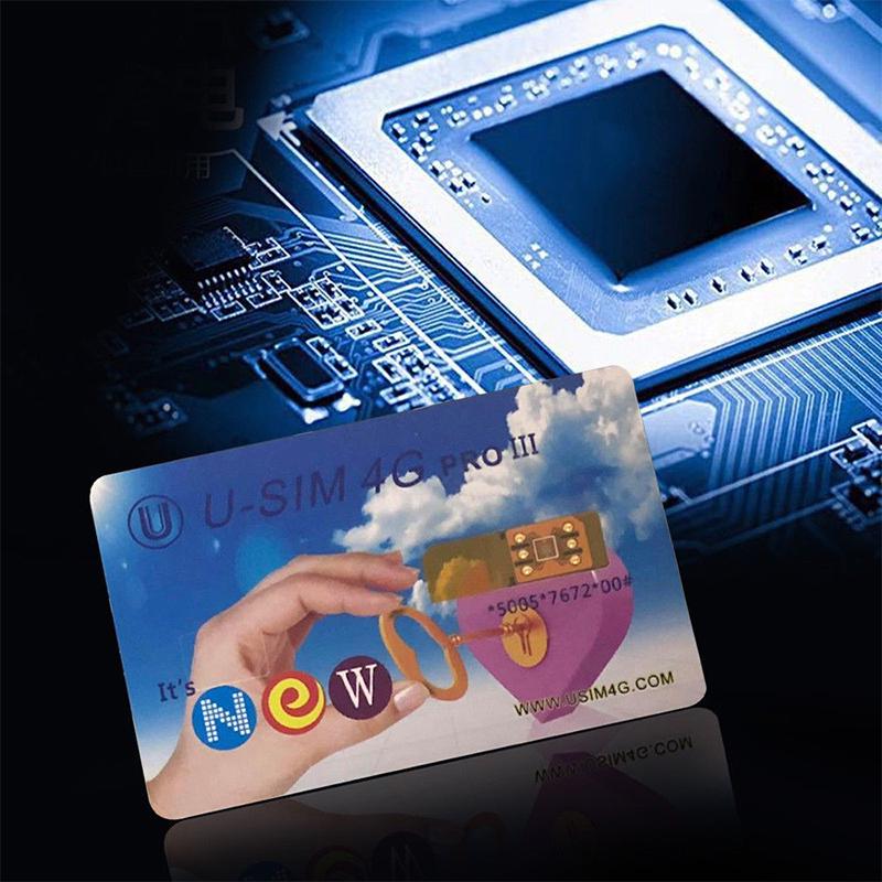 U-SIM 4G PRO III UNLOCK Turbo Sim Card For Iphone XS Max-buy at a low ...