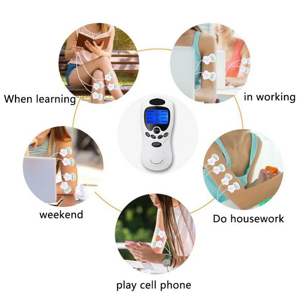 Buy 8 Mode Digital Therapy Machine Health Care Electric Cervical ...