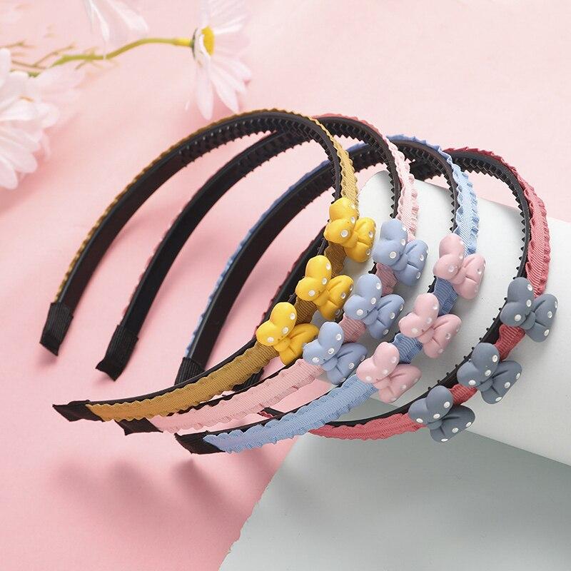 Buy 1Pcs Children Cute Colors Cartoon Hair Hairbands Girls Lovely Bow ...