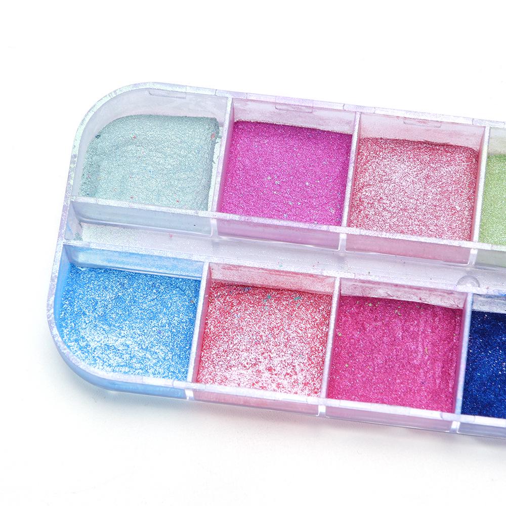 Cheap 12 Colors Chrome Mirror Effect Pigment Glitter Powder Super ...