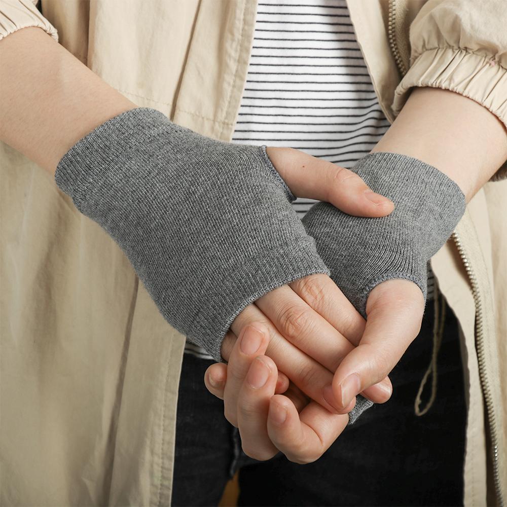 Cheap Winter Autumn Warm Protable Fingerless Half Mitten Knitted Wool ...