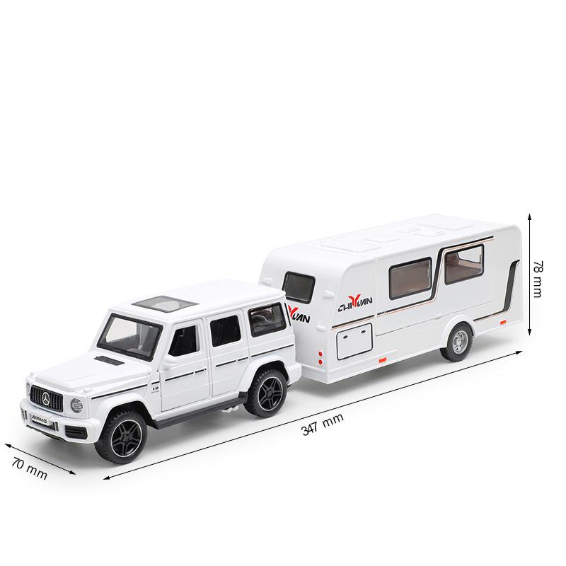 Cheap 1:32 Benz G63 Cullinan Wrangler Trailer Alloy Diecasts & Toy ...