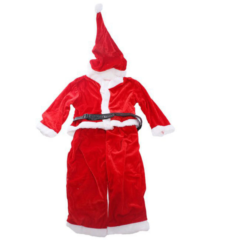 Buy Fancy Santa Claus Pattern Christmas Kids Costumes XMAS Show Kids ...