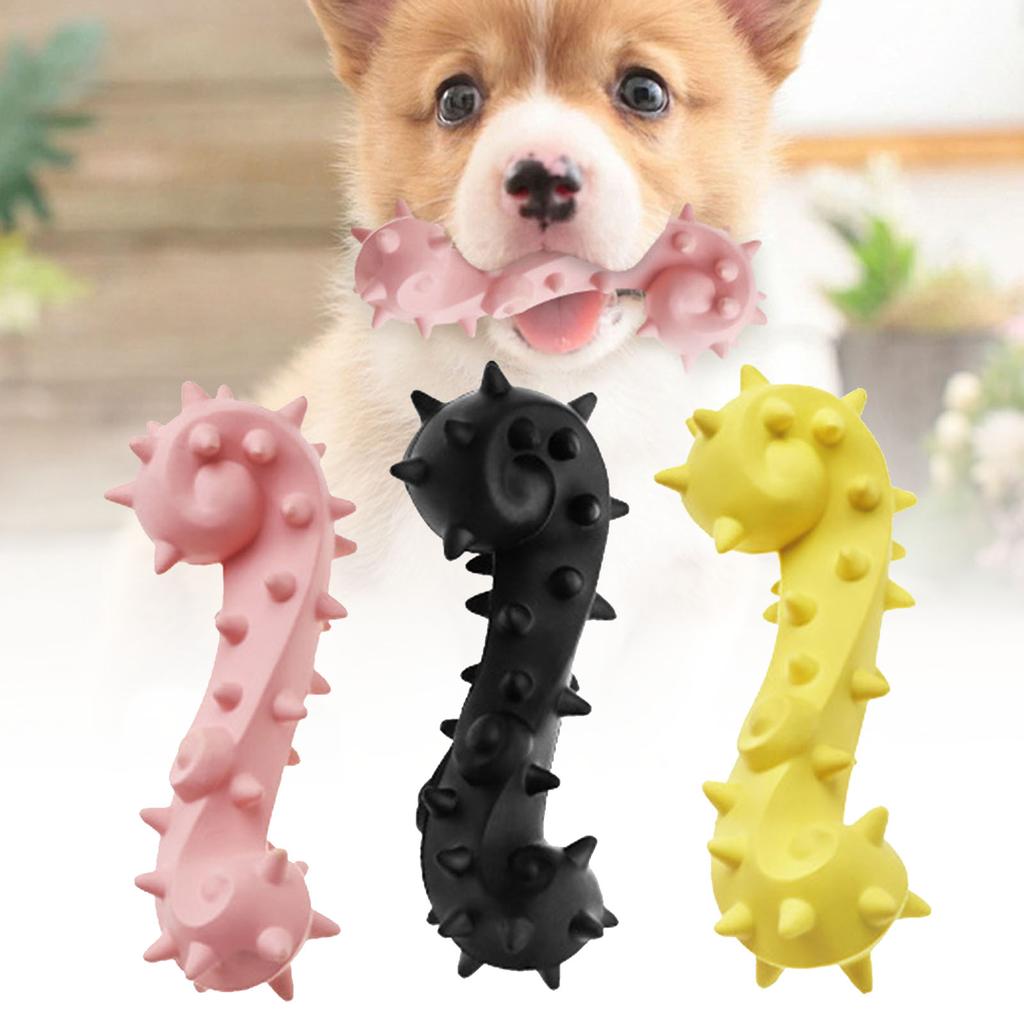 Buy Rubber Dog Puppy Toothbrush Toy Teeth Molar Resistant Cleaner Pet ...