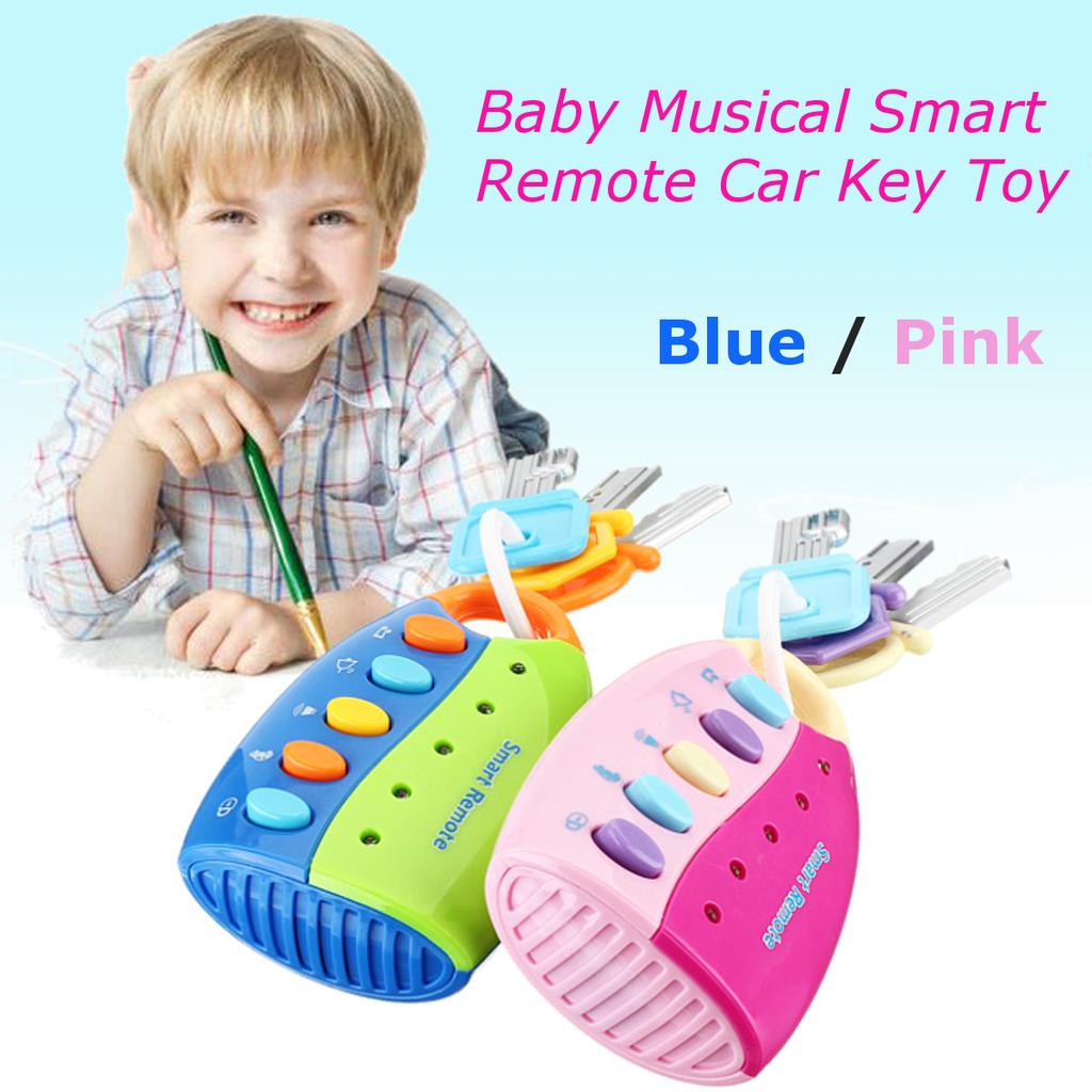 Buy Baby Kids Musical Smart Remote Car Key Toy Voices Pretend Play ...