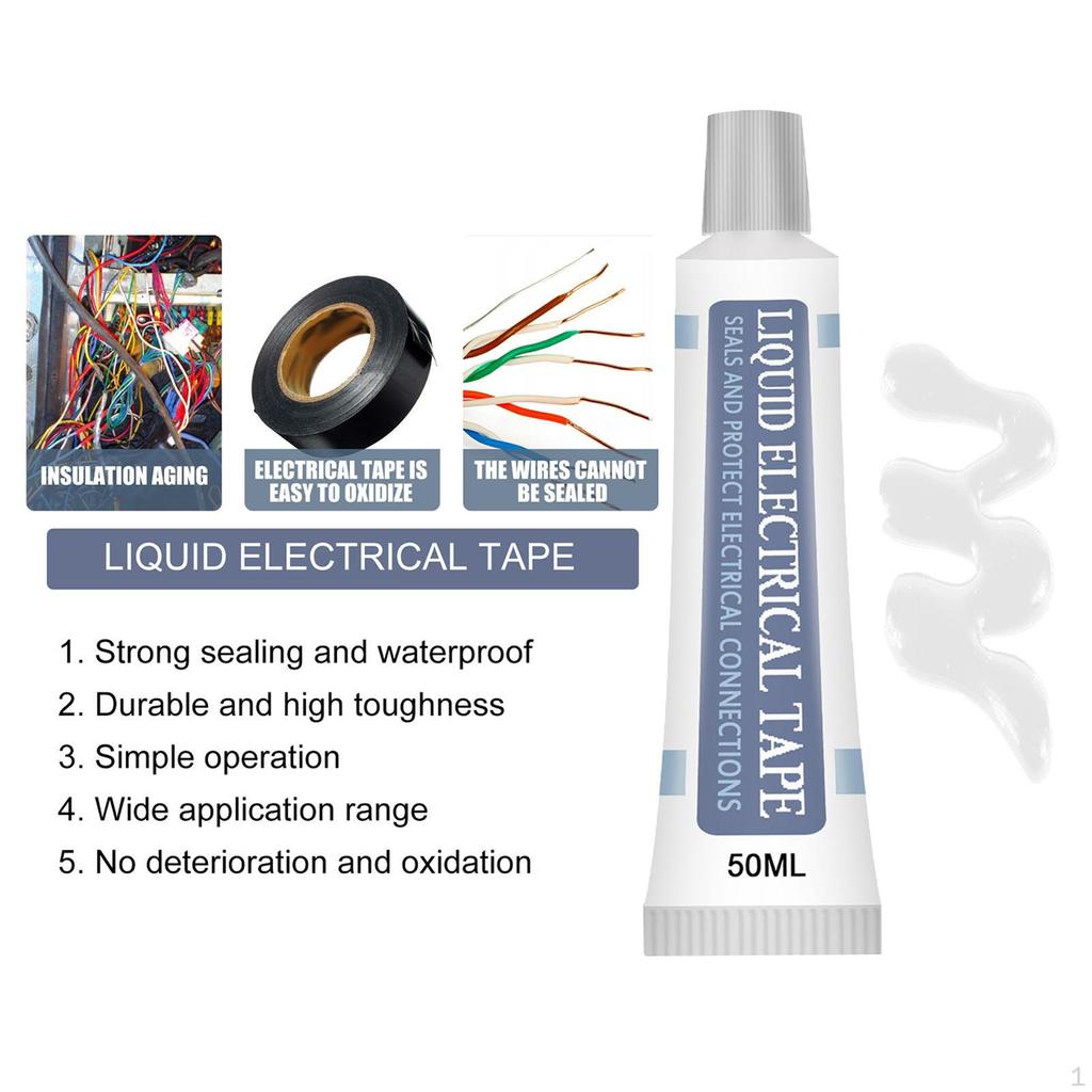 Buy Liquid Insulation Tape Waterproof Fast Dry Temperature Resistance ...