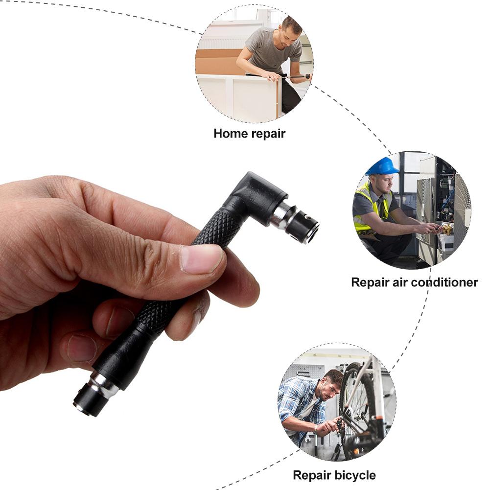 Dual Head L-shaped Mini Socket Wrench 1/4 Screwdriver Bits Connecting ...