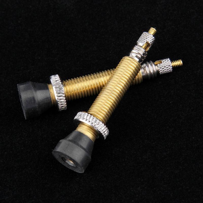 Buy 1 Pair Mountain Road Bike Bicycle Copper Metal Tubeless Presta ...