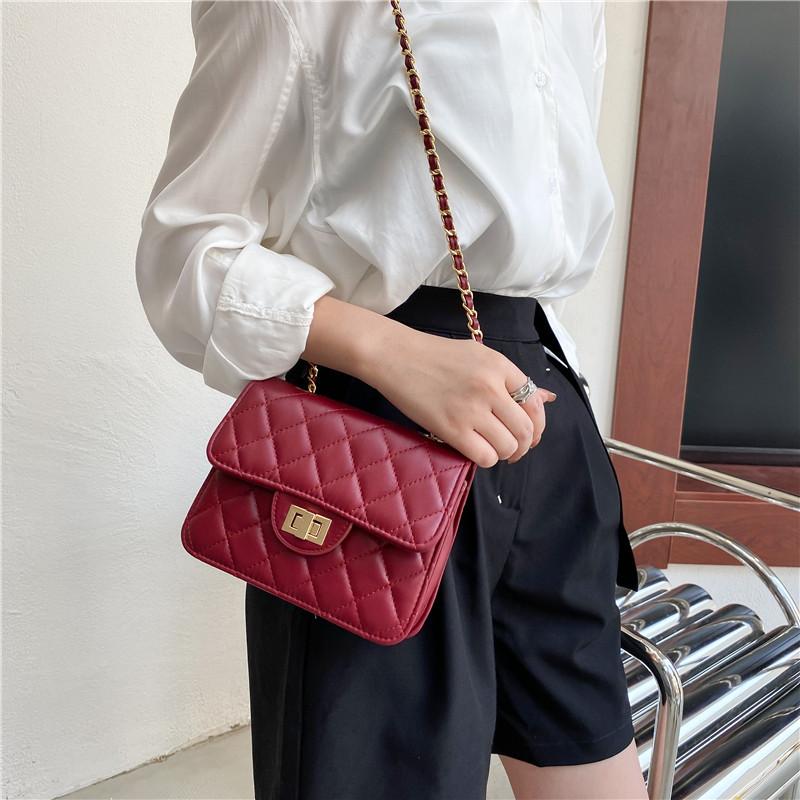 Compre Trendy Summer Small Fragrance Chain Bag Rhombic Crossbody Female ...